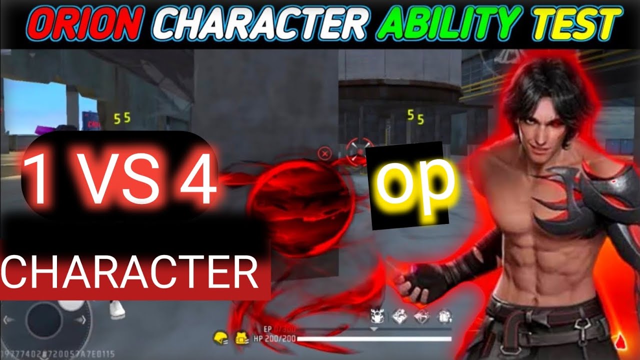 New Orion Free Character First Solo Vs Squad Gameplay & Ability Test 🥴 ...