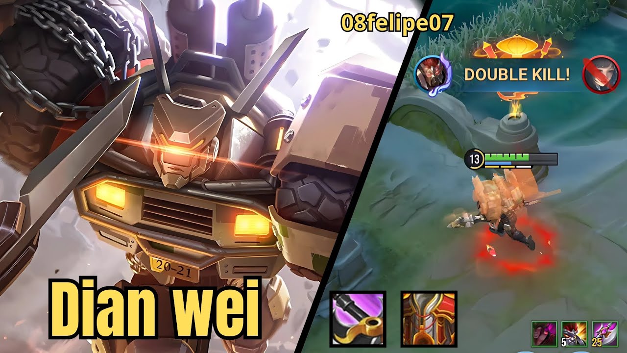 Game play DIAN WEI (08felipe07) #honorofkingsbrasil - YouTube