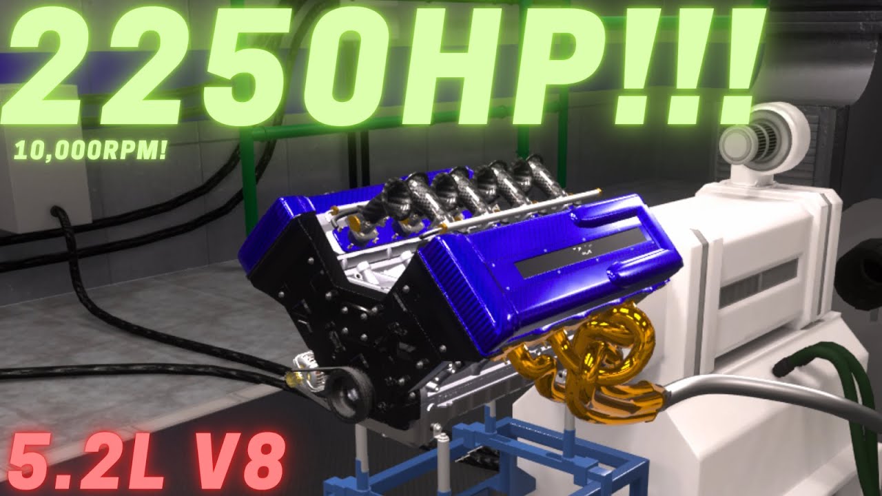 10,000RPM FORM A V8!?!? - Automation the car company tycoon - YouTube