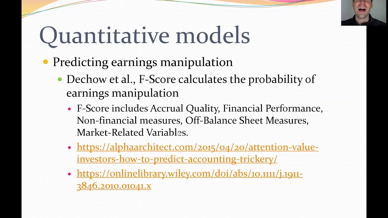Lecture 11B - Quantitative Fundamental Analysis - YouTube