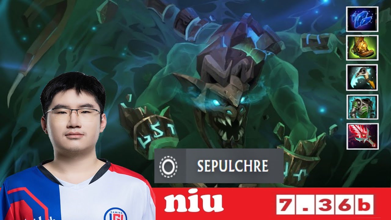 [DOTA 2] LGD.niu the VISAGE [OFFLANE] [7.36b] - YouTube