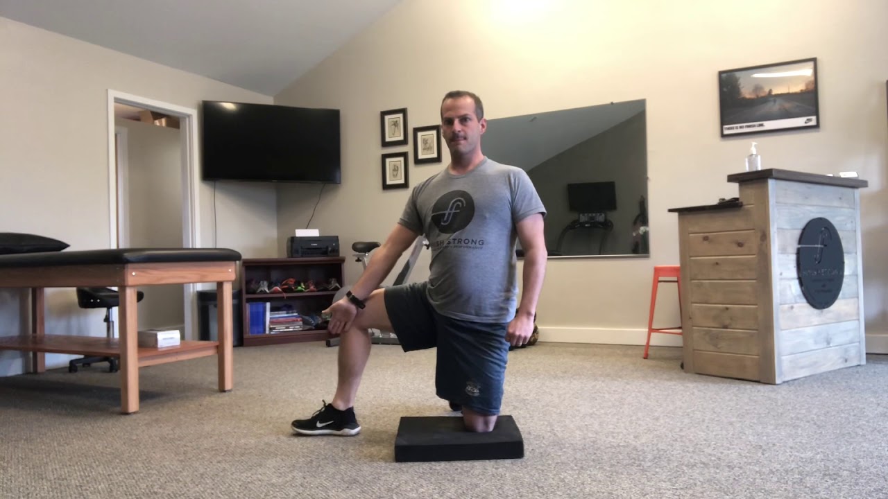 Half Kneeling Hip Adductor Strech - YouTube