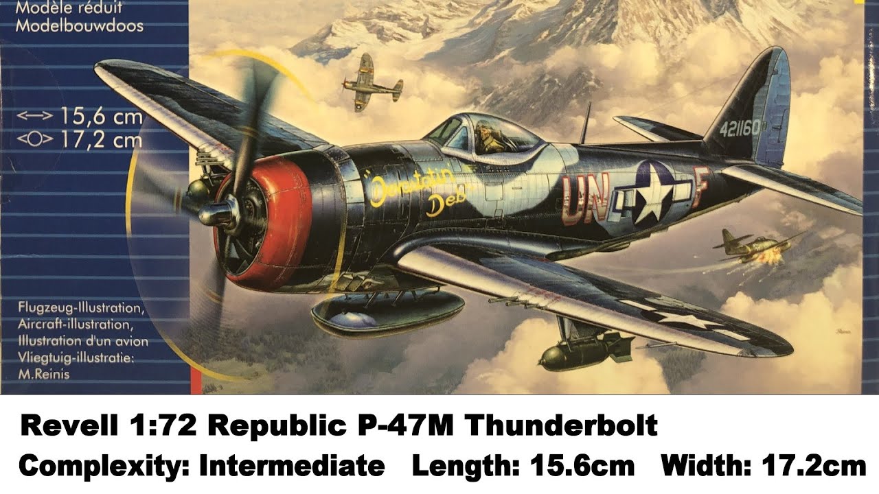 Revell 1:72 Republic P-47M Thunderbolt Kit Review - YouTube