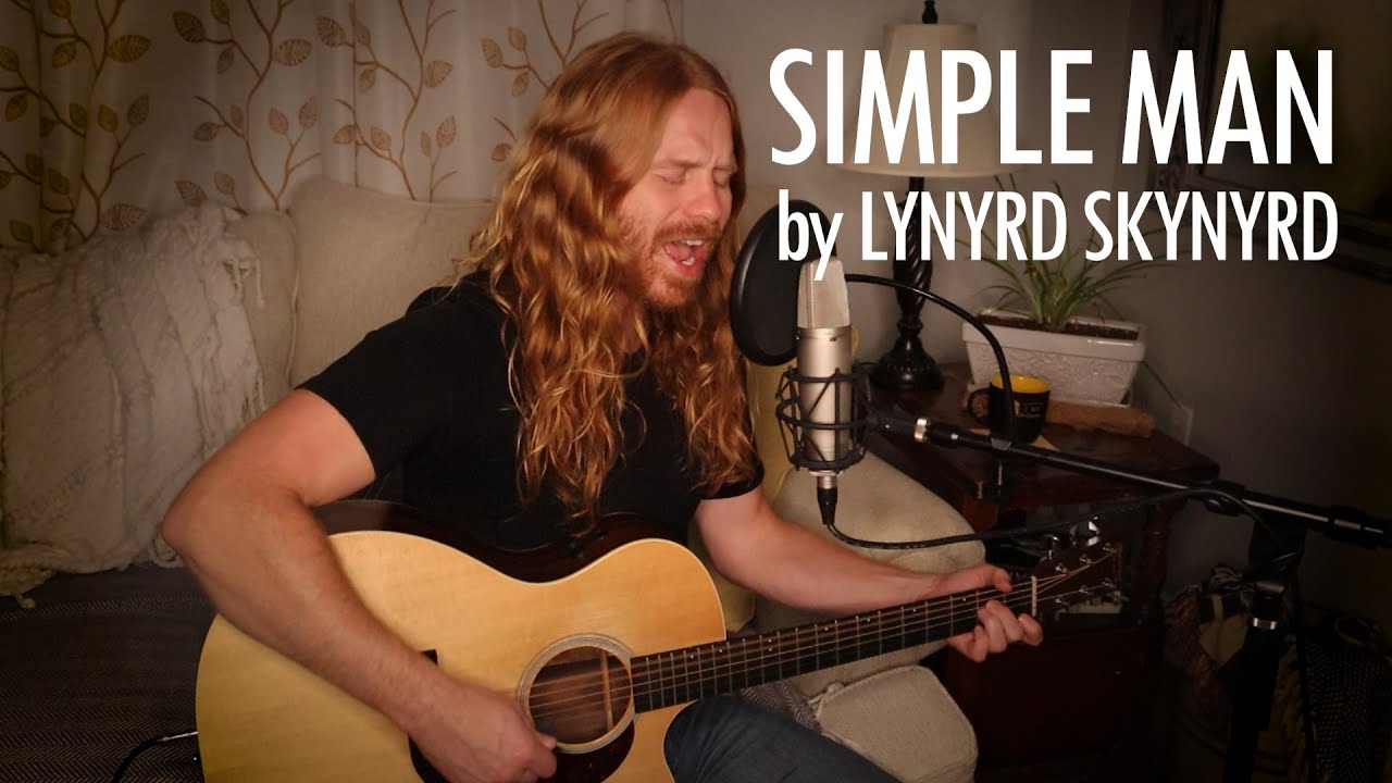 "Simple Man" by Lynyrd Skynyrd - Adam Pearce (Acoustic Cover) - YouTube