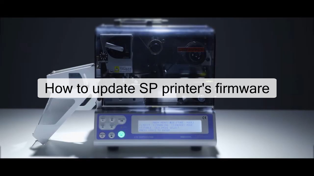 How to update SP printer's firmware - YouTube