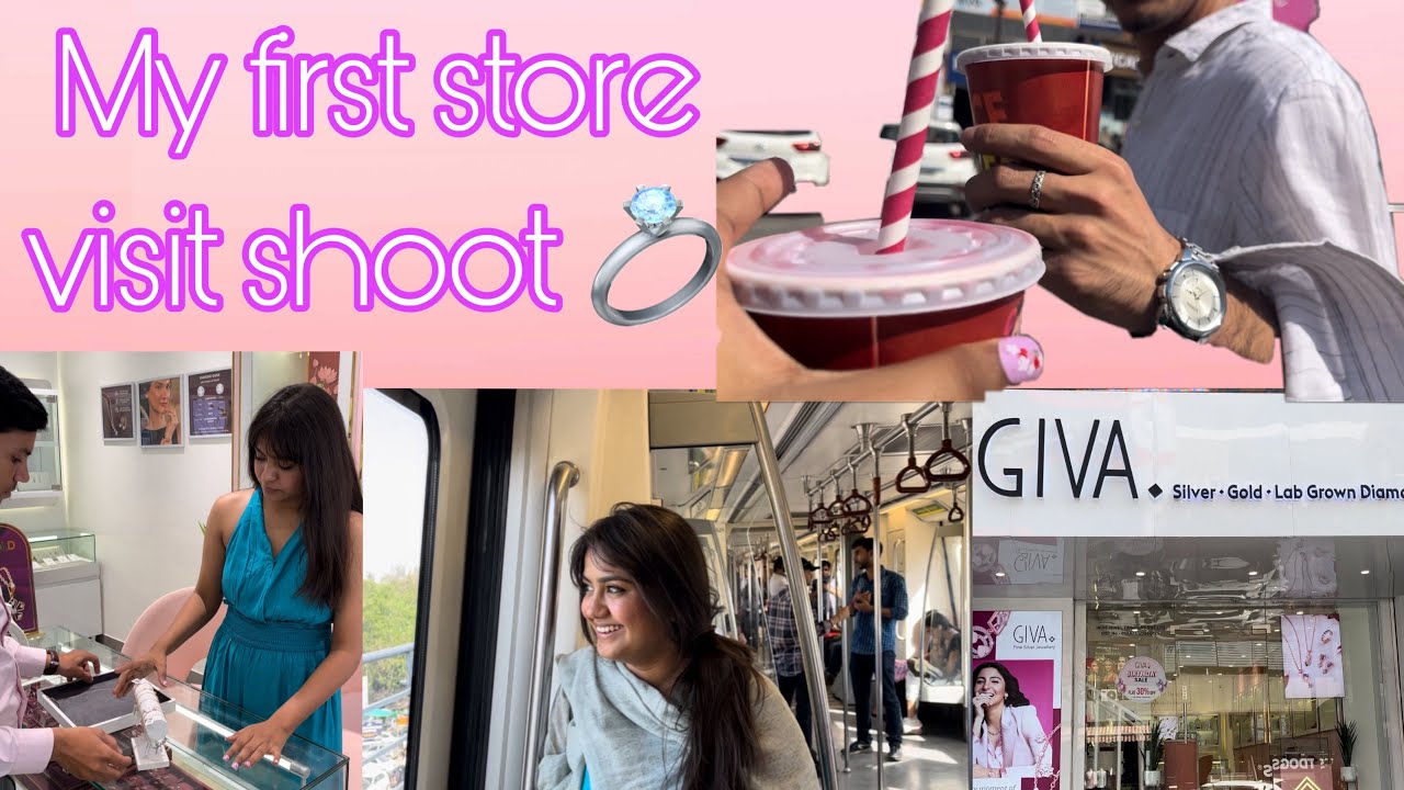 My first GIVA store visit SHOOT📸|| collaboration with GIVA || # ...
