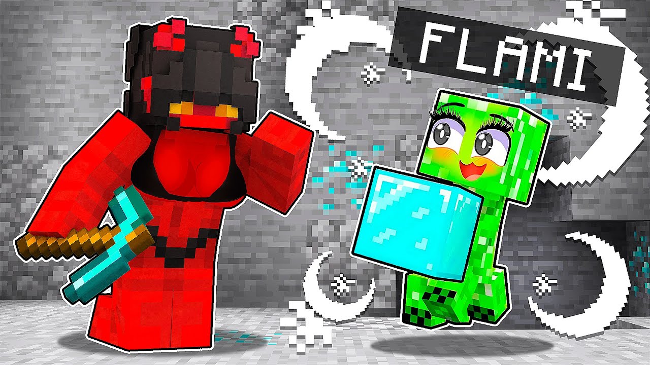 Playing Minecraft as a HELPFUL Creeper! - YouTube