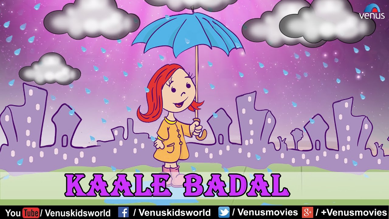 Kaale Badal ~ Popular Rhyme (Hindi) - YouTube