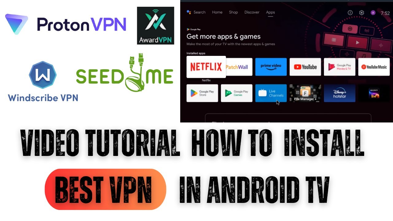 Best VPN in Android TV| Install Free Best VPN in Android TV for Smooth ...