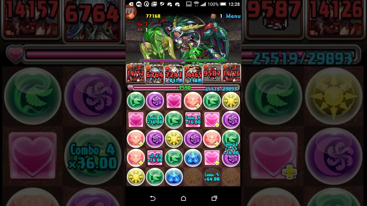 Puzzle & Dragons | One-Shot Challenge 16 (Hephaestus) | Red Myr - YouTube