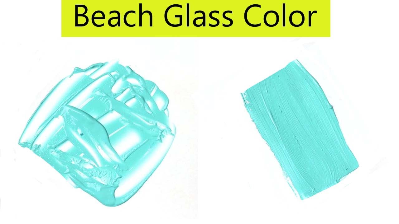 Beach Glass Color - What Color Make Beach Glass - Color Mixing Video ...