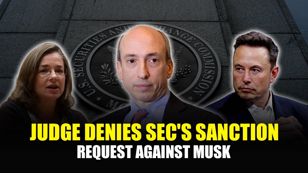 US Judge Denies SEC's Sanction Request Against Musk - YouTube
