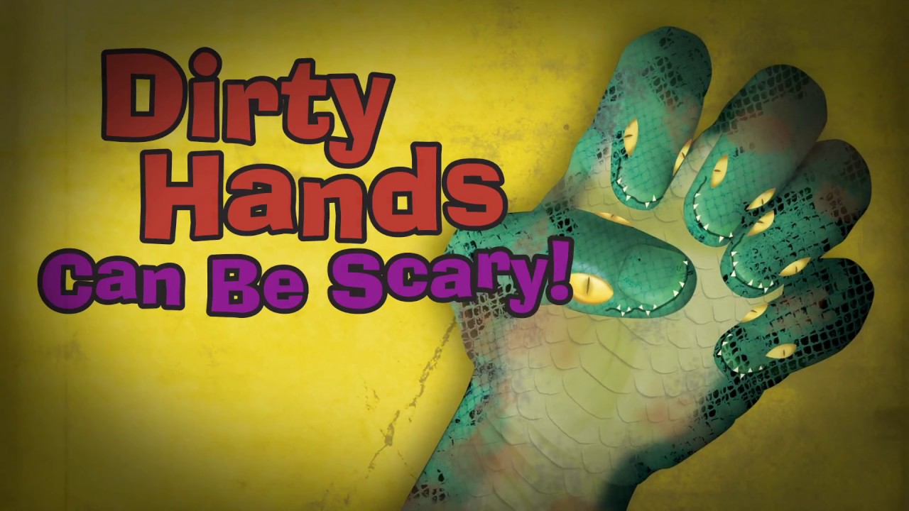 Dirty Hands Can Be Scary - Hand Washing for Snakes - YouTube
