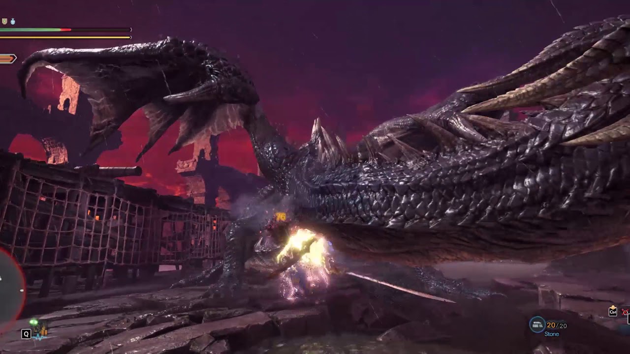 Monster Hunter World | Fatalis Fight - Longsword - YouTube