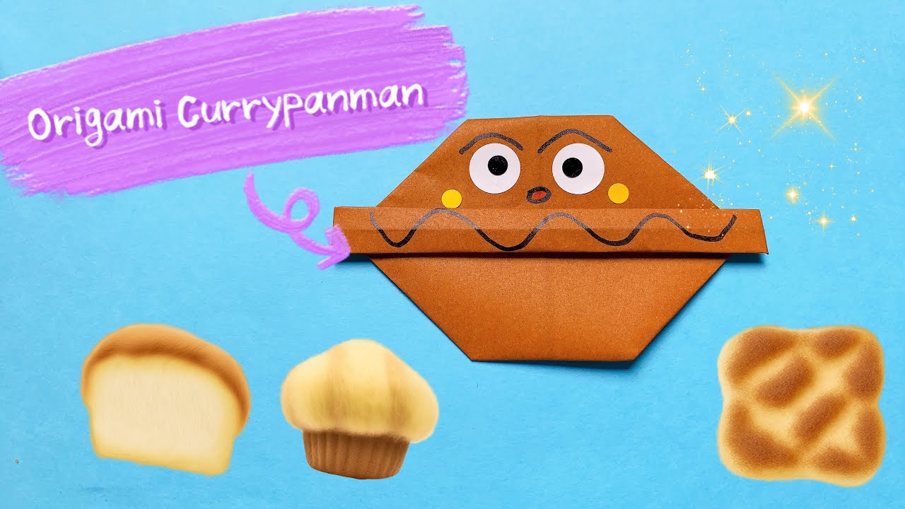 EP 265 Origami Currypanman Anpanman พับกระดาษอันปังแมน พับกระดาษคะเรปัน ...