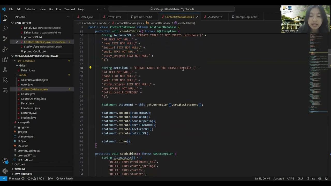 Presentasi T09 - Database | PBO 2023/2024 Genap - YouTube