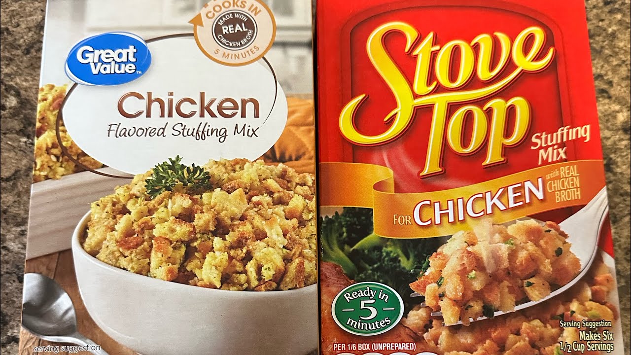 Stovetop stuffing vs Great Value! - YouTube