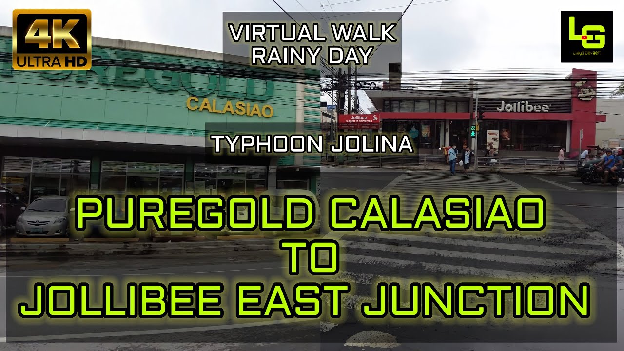VIRTUAL WALK | PUREGOLD CALASIAO TO JOLLIBEE EAST JUNCTION | DAGUPAN ...