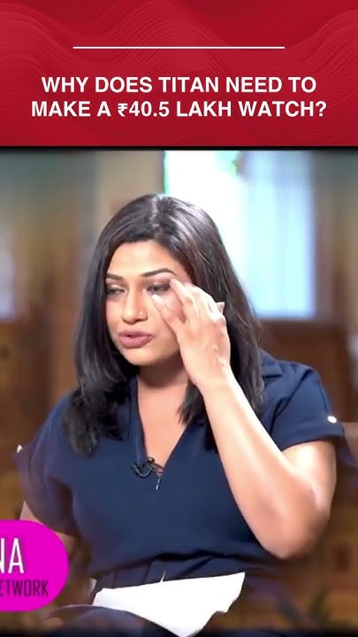 Titan Unveils ₹40.5 Lakh ‘Jalsa’ Watch! Not About Sales, But Prestige? #etnow #shorts # ...