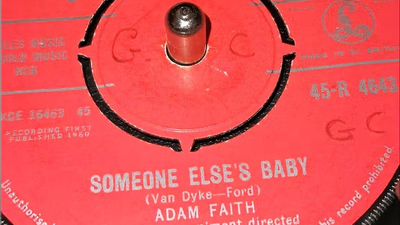 Someone Else's Baby ~ Adam Faith ~ 1960 Parlophone 45rpm Single ~ Bush ...
