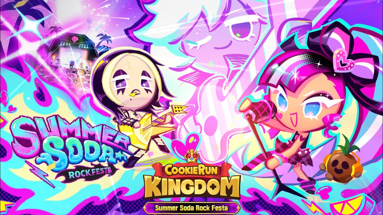 Summer Soda Rock Festa Title screen | Cookie Run Kingdom - YouTube