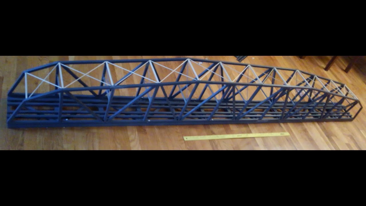 Scratch Built S Scale Bridge Project... 9 FEET LONG!!! - YouTube