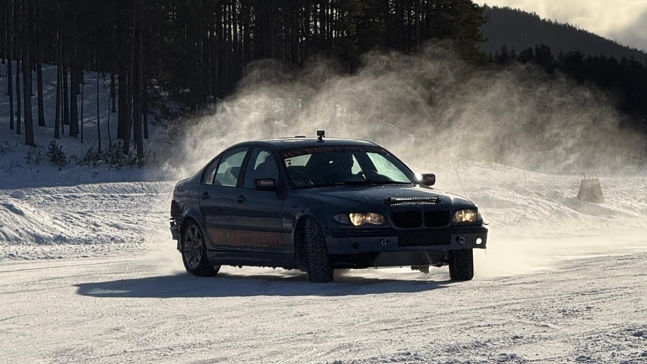 Am fost la drift pe un lac inghetat ️ - YouTube