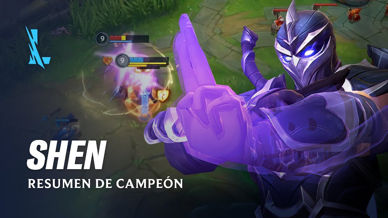 Resumen de Shen | Jugabilidad - League of Legends: Wild Rift - YouTube