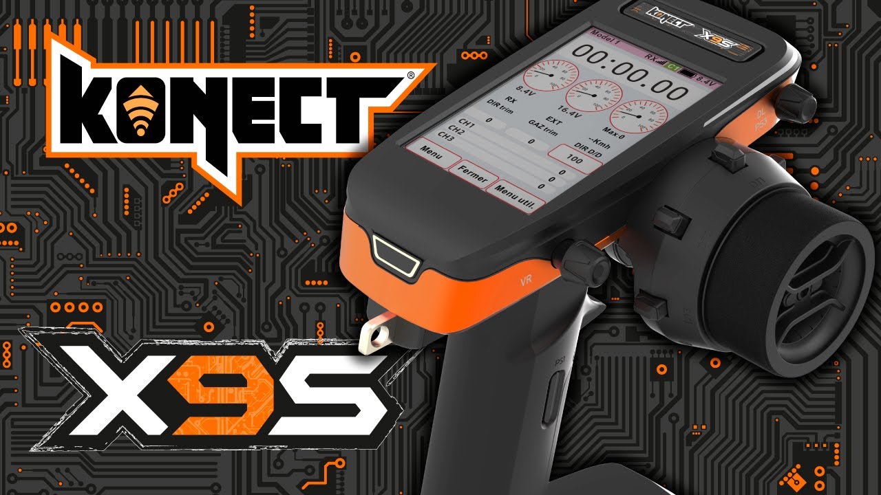 Présentation radiocommande Konect X9S - YouTube