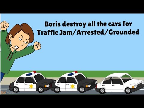 Boris Destroys all the cars for Traffic Jam - YouTube