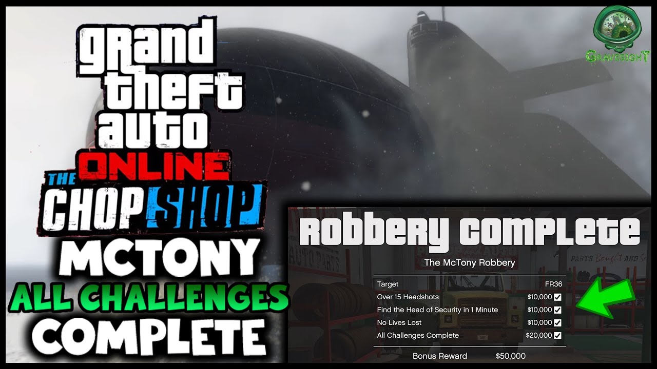 GTA Online - How To Complete All Challenges (The McTony Robbery) - YouTube