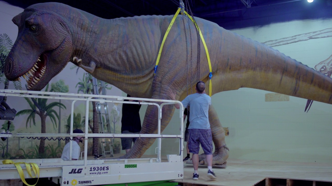 Moving a T. rex - YouTube