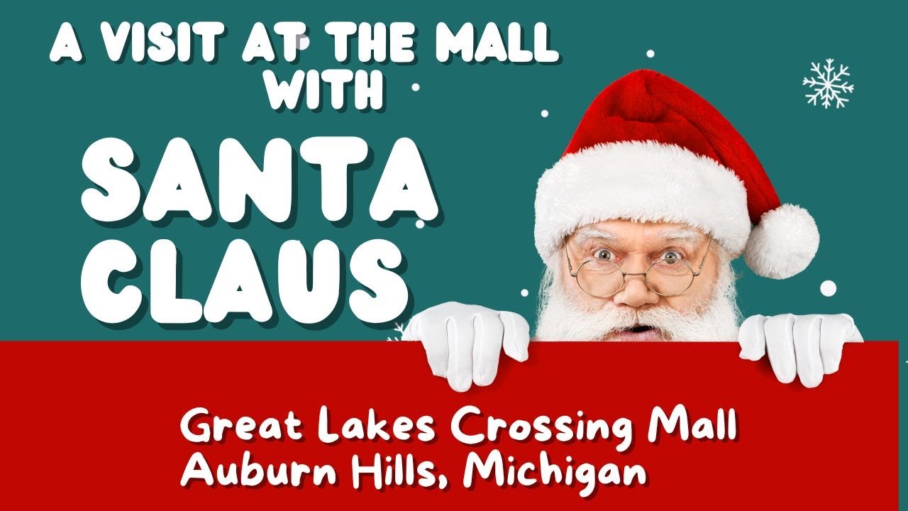 A visit with Santa Claus at the Mall! #christmas #Santa #travel - YouTube