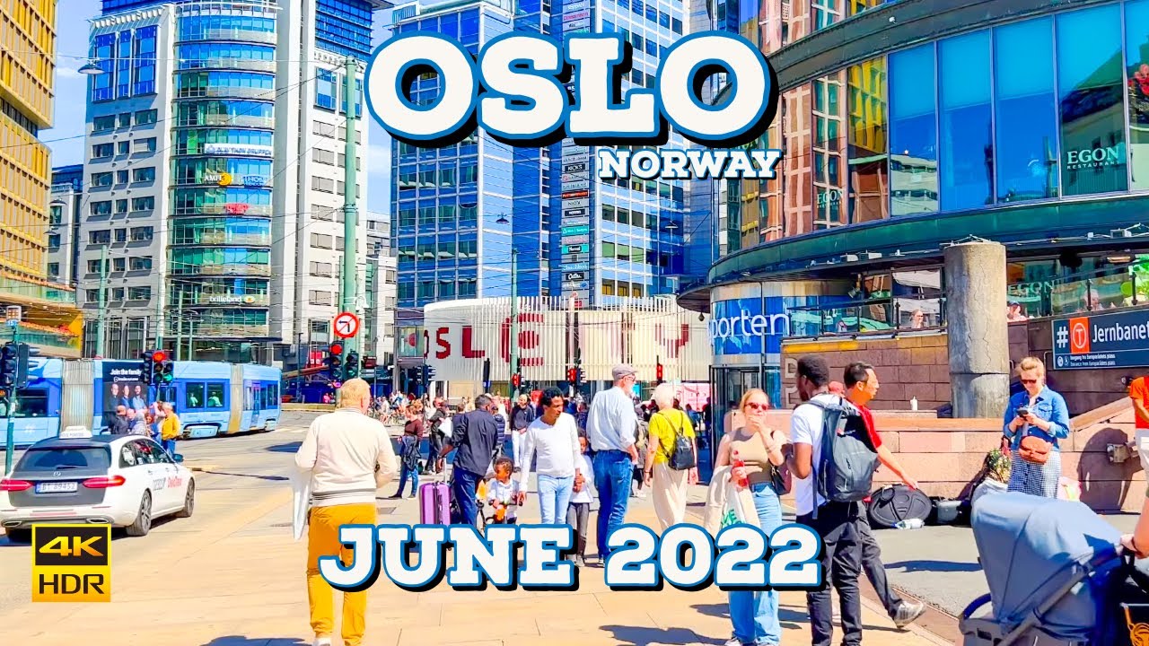 Oslo Norway 🇳🇴- June 2022 - 4K60fps-HDR Walking Tour - 3 hours - YouTube