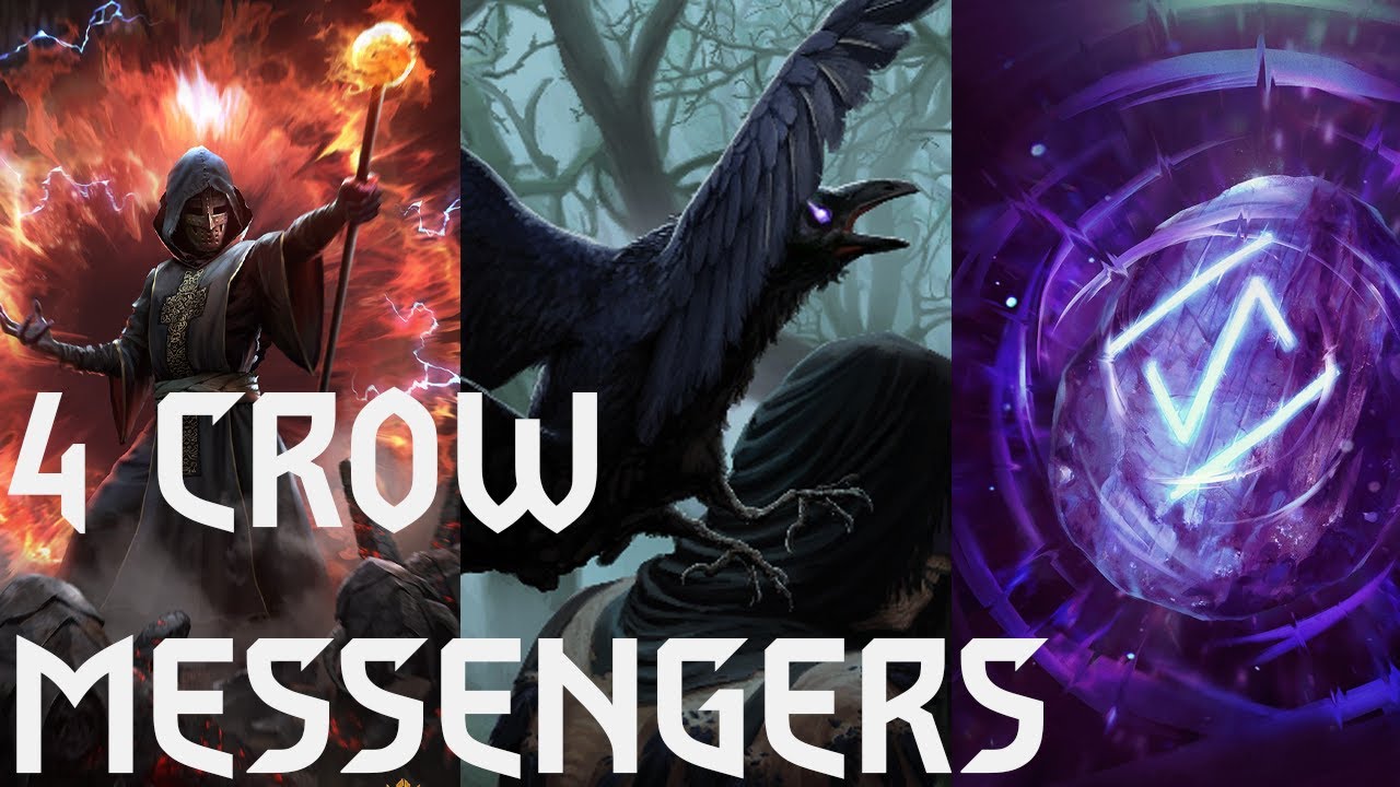 4 CROW MESSENGERS | Modified crow druid deck guide + gameplay - YouTube