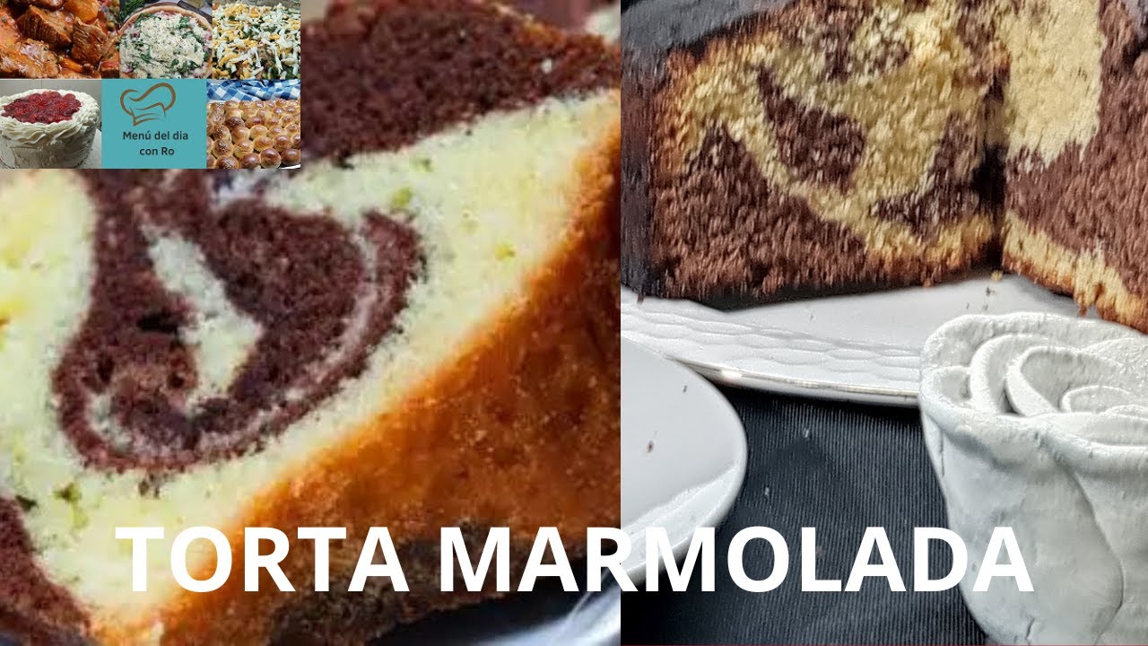 Torta marmolada - YouTube