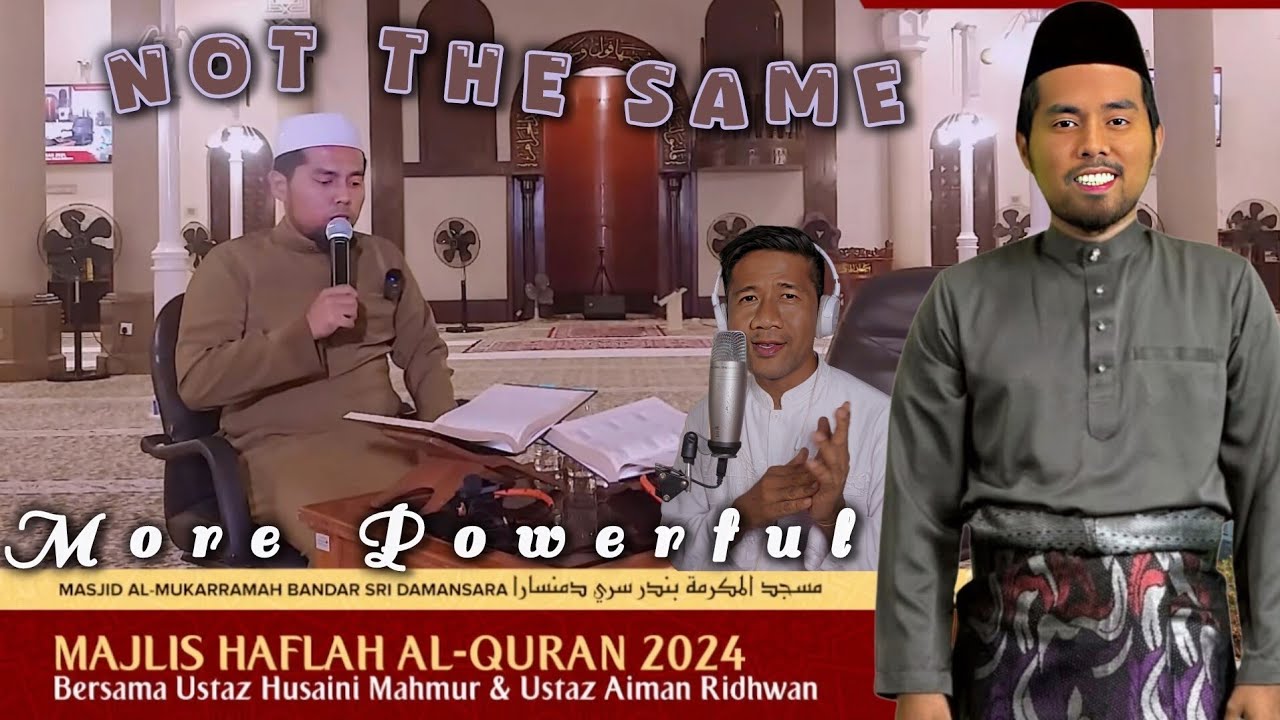 ONE OF THE BEST AL QUR'AN RECITATION FROM UST MUHAMMAD HUSAINI MAHMUR MALAYSIA | VIDEO REACTION ...