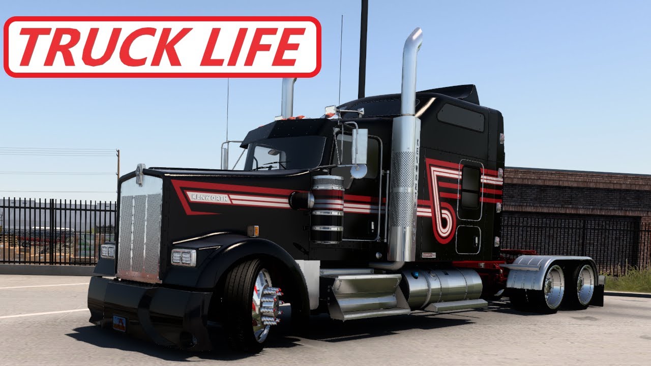 American Truck Simulator / Kenworth W900 86'' studio sleeper ( let's ...