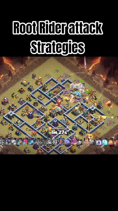 Best Root Rider Valkyrie Attack Strategy th15 in clash of clans #coc #th15 #rootriderstrategy ...