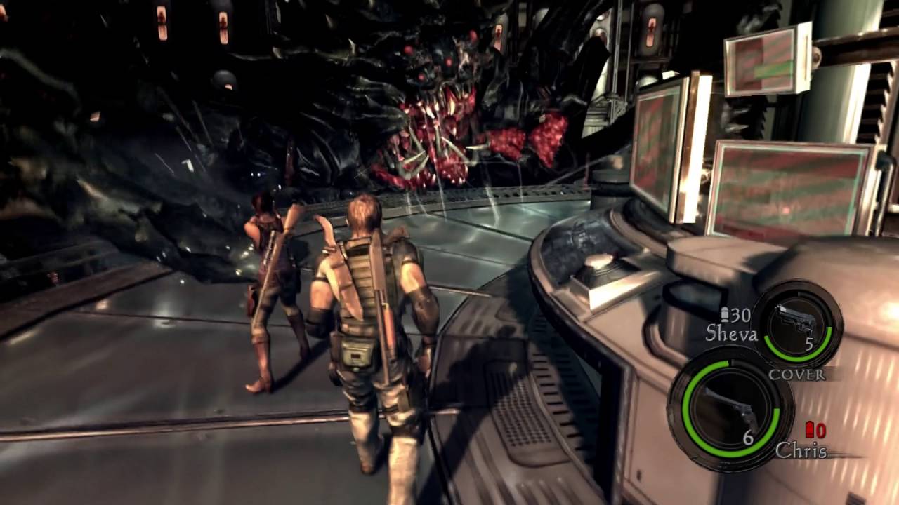 Resident Evil 5 PS4 - Chapter 5-1: Ultimate 8 U-8 Bossfight Gameplay ...