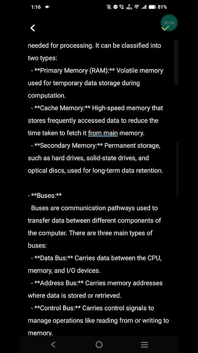 Introduction to Computer Organization: Understanding CPU, Memory, and Buses | Computer ...