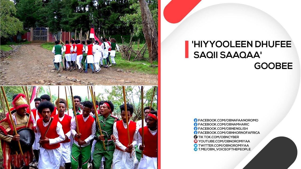 Sirba Goobee 'Hiyyooleen dhufee saqii saaqaa' - YouTube
