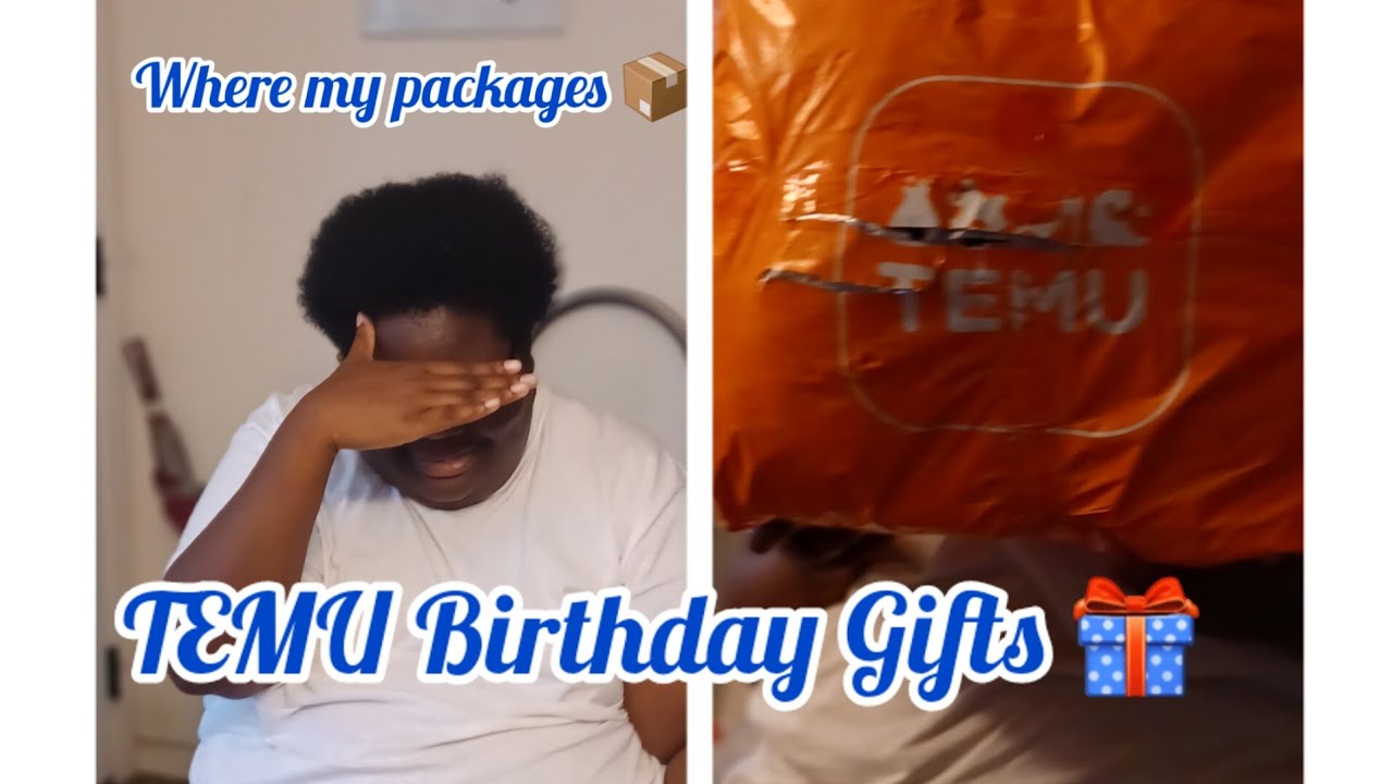 TEMU BIRTHDAY GIFTS #Exclusive!! They left it outside without knocking ...