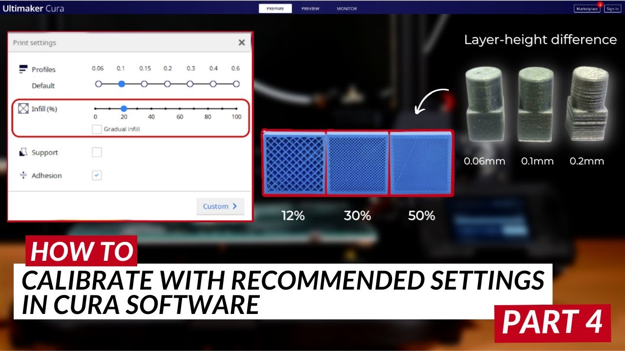How To Calibrate With Recommended Settings For Beginner In Cura ...