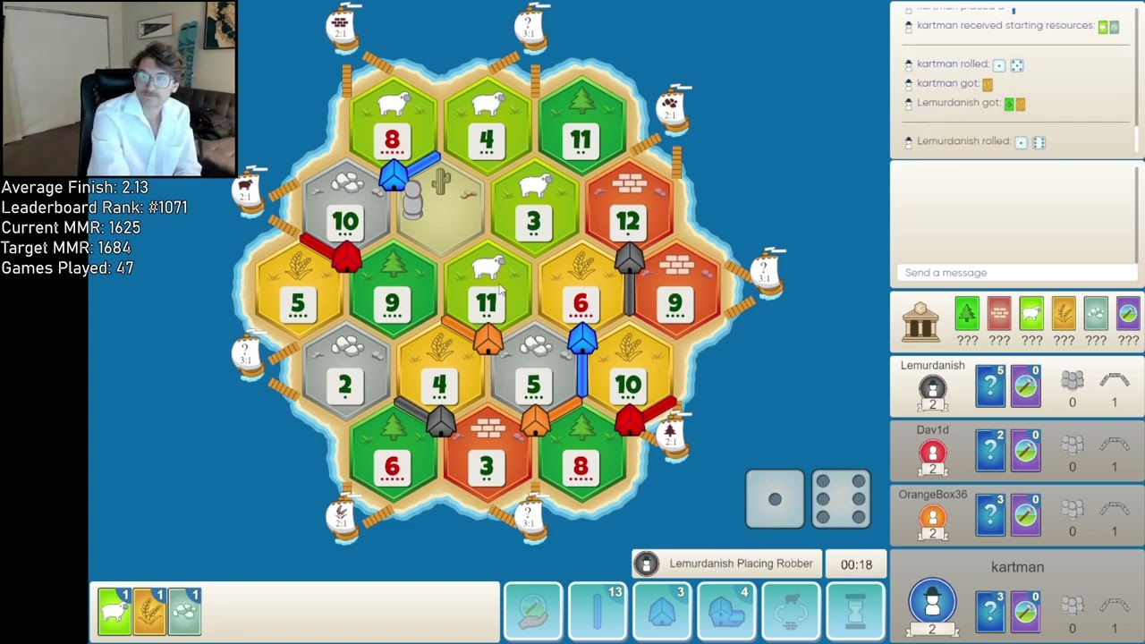 Ranked Catan: Ore Wheat Sheep? Can't Be Beat! - (Road to Top 500 ...