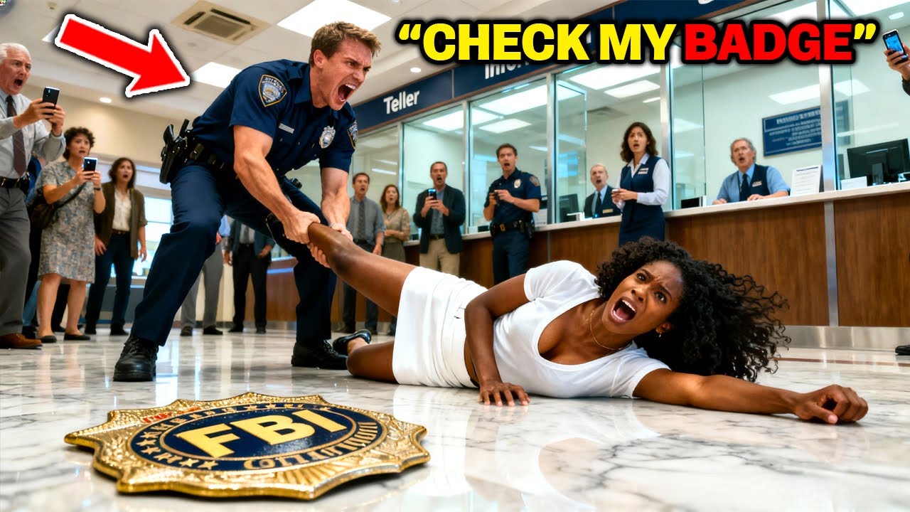 Cops Drag Black Woman Through Bank Lobby... Then Her FBI Badge Drops To ...