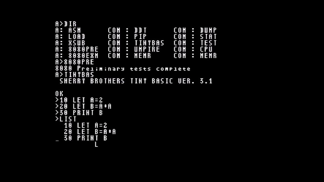 My Arduino Nano based CP/M computer in action | Мой CP/M-компьютер на базе Arduino Nano в ...
