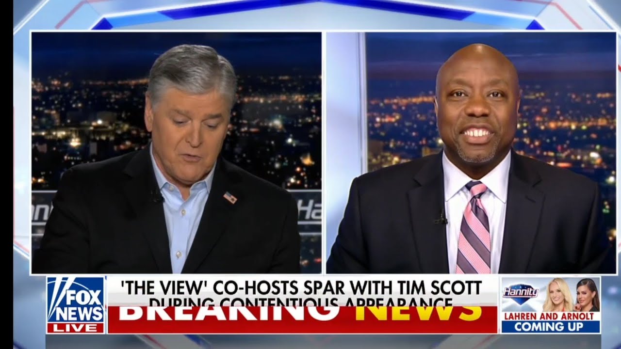 Sen Tim Scott comments on his interview with 'The View' | Sean Hannity ...