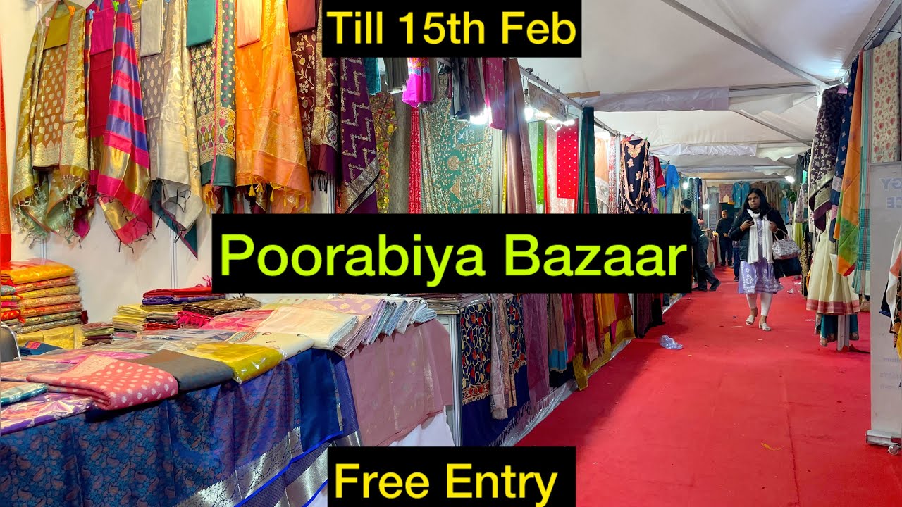 Poorabiya Bazaar at Baba Kharak Singh Marg | Handloom, Handicrafts ...