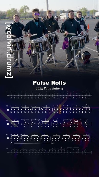 [WGI 2025] Pulse + Triplet Buzz/Diddle Rolls = Learn the Beatz - YouTube